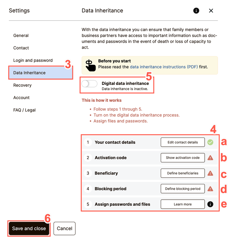 Data Inheritance Settings: Why Data Inheritance Matters and How You Set It Up